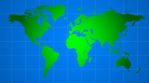 Intercontinental Flights On World Map Stock Footage Video (100% Royalty ...