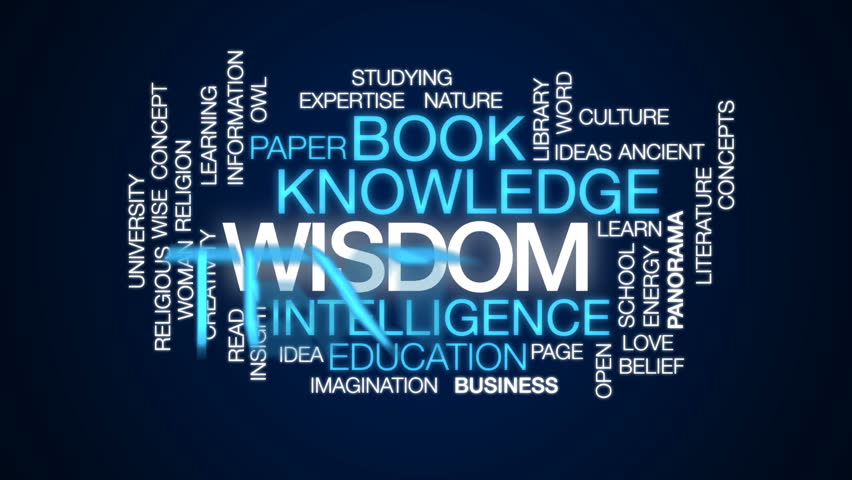 Wisdom Animated Word Cloud, Text Stock Footage Video (100% Royalty-free ...