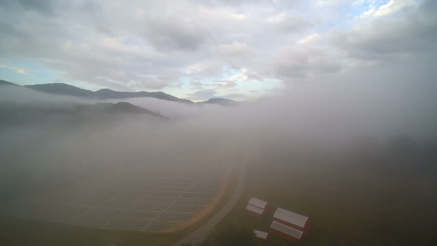 Heavy Fog over the farmlands and fields image - Free stock photo ...
