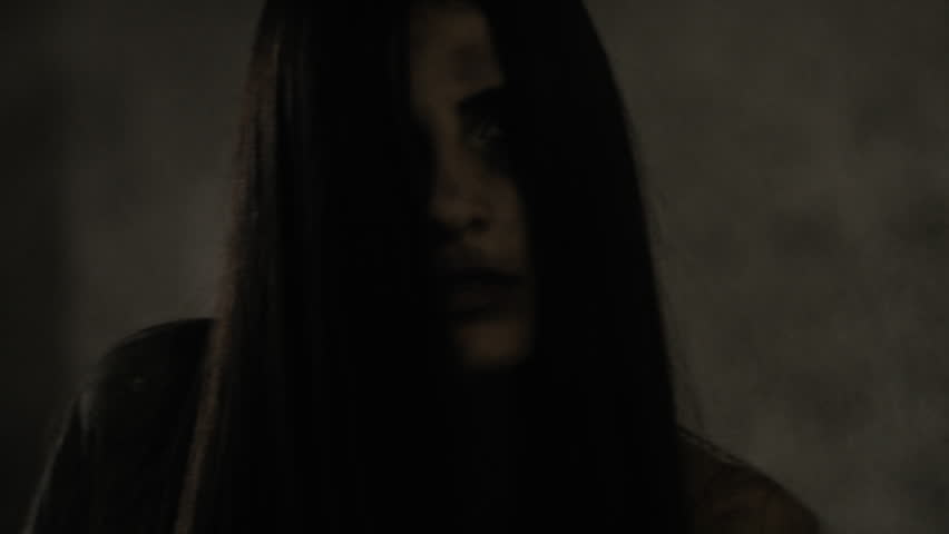 female zombie attacking killing man walking Stock Footage Video (100% ...