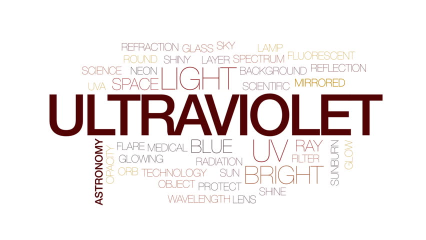 ultraviolet animated word cloud text design Stock Footage Video (100% ...