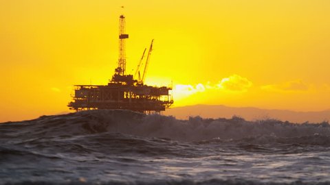 Offshore Oil Gas Rig Platform 3d Stock Illustration 1762321802 ...