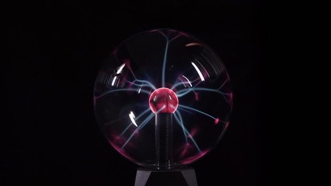 Tesla Ball Front View Red Ball Stock Footage Video (100% Royalty-free ...