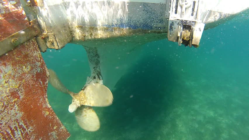 Old Boat Propeller Description: Old Stock Footage Video (100% Royalty ...