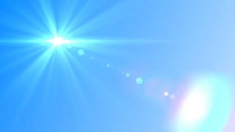 Sun Moving Across Clear Blue Sky Stock Footage Video (100% Royalty-free ...
