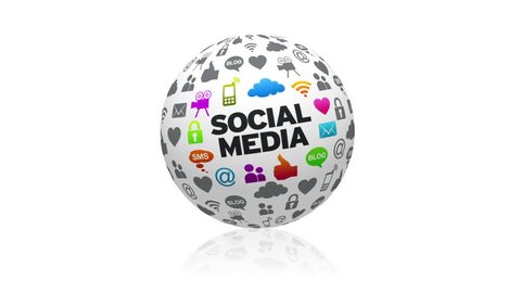 Rotating Social Media Sphere Stock Footage Video (100% Royalty-free ...