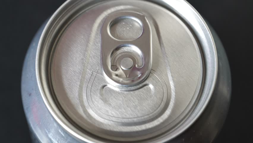 male opening unmarked soda can fizzy Stock Footage Video (100% Royalty ...