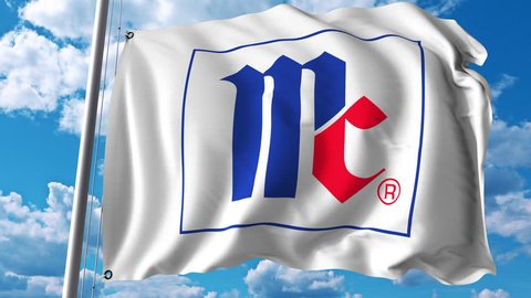 Waving Flag Mccormick Company Logo 4k Stock Footage Video (100% Royalty ...
