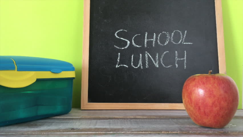 School Lunch Sign On a Stock Footage Video (100% Royalty-free) 29229295 ...