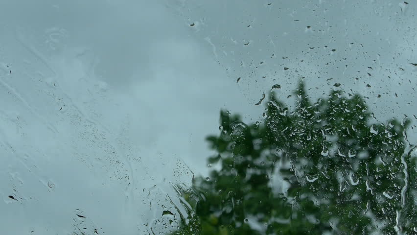 blurry background rain water flowing over Stock Footage Video (100% ...