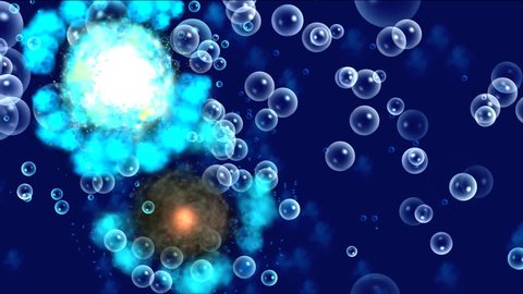 Reaction Detergent Water Reaction Washing Powder Stock Footage Video ...