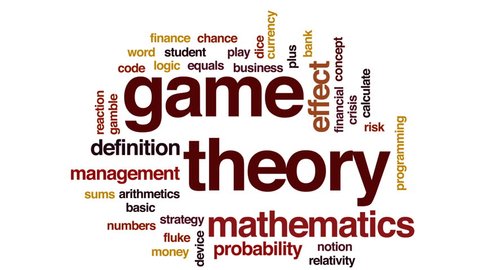 Game Theory Animated Word Cloud Text Stock Footage Video (100% Royalty ...