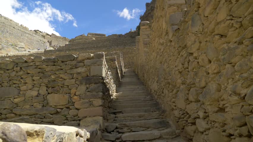 Terrace Steps at Machu Picchu, Peru image - Free stock photo - Public ...