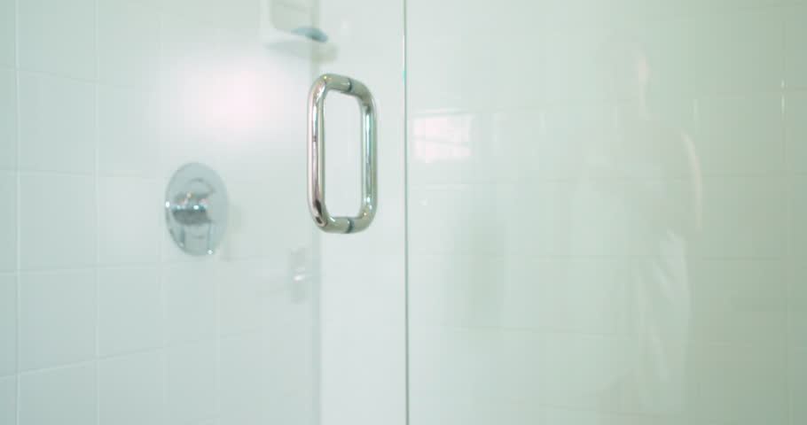 Woman Entering Shower. Stock Footage Video (100% Royalty-free) 29341141 ...