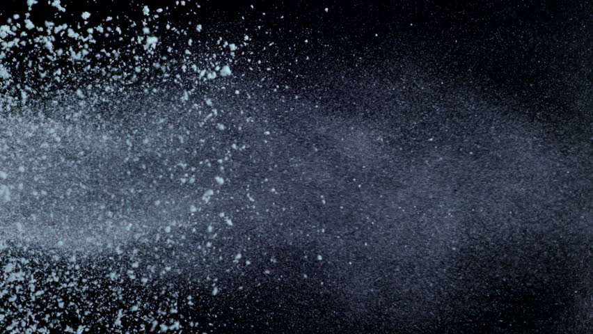 Flour Explosion Shooting with High Stock Footage Video (100% Royalty ...