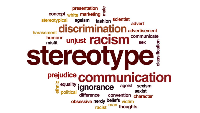 stereotype animated word cloud text design Stock Footage Video (100% ...