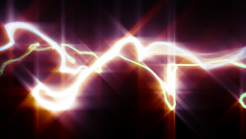 sparkly light down wavy lines flares Stock Footage Video (100% Royalty ...