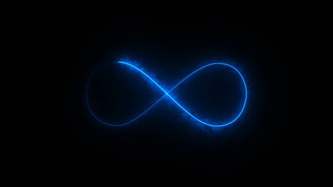 Abstract Background Infinity Sign Digital Background Stock Footage ...