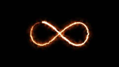 Abstract Background Infinity Sign Digital Background Stock Footage ...