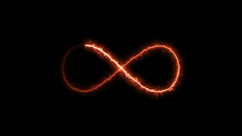 Abstract Background Infinity Sign Digital Background Stock Footage ...