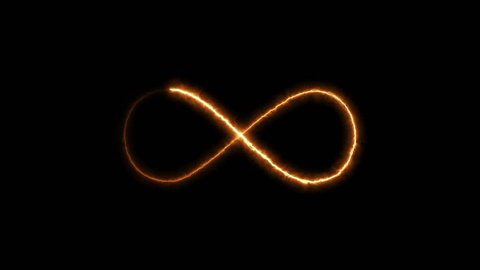 Abstract Background Infinity Sign Digital Background Stock Footage ...