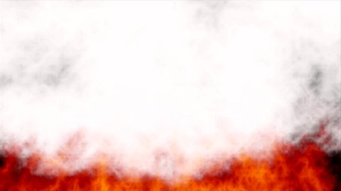 Red Smoke Animation On White Background Stock Footage Video (100% ...