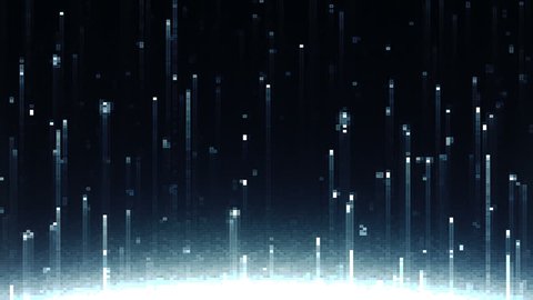 Vector Abstract 3d Big Data Visualization Stock Vector (Royalty Free ...