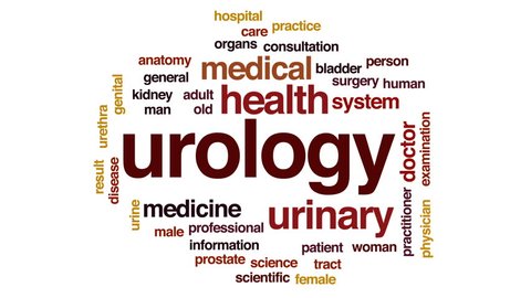 Urology Animated Word Cloud Text Design Stock Footage Video (100% ...
