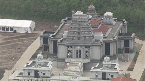 Hindu Temple Near Wolverhampton Stock Footage Video (100% Royalty-free ...