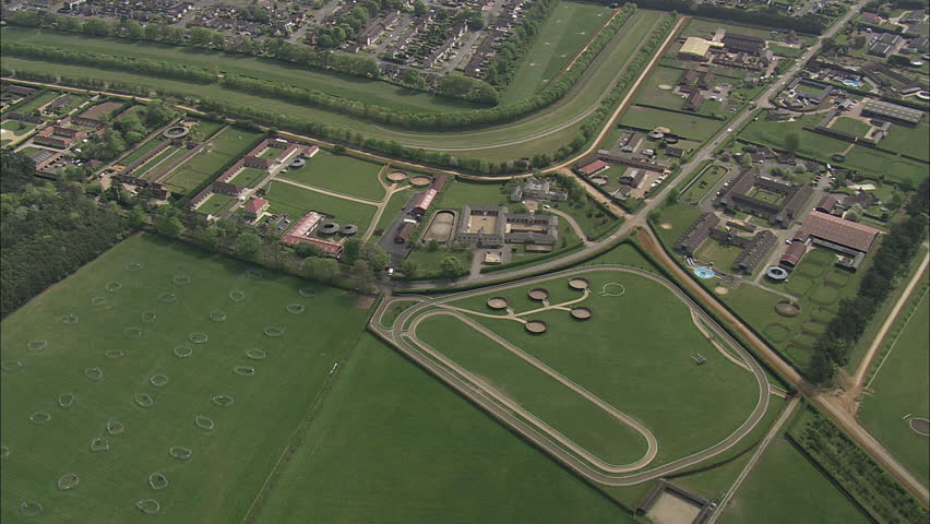 Racing Stables and Racecourse at Stock Footage Video (100% Royalty-free ...