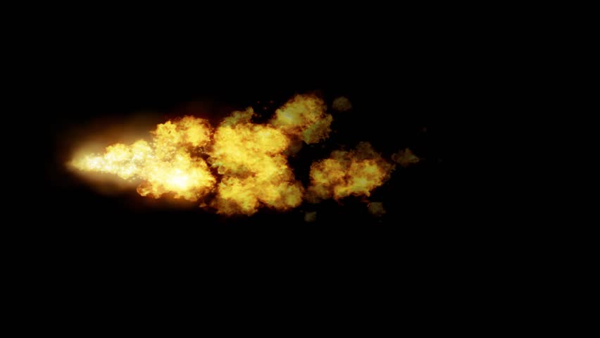 flamethrower's flames animation motion graphic element Stock Footage ...