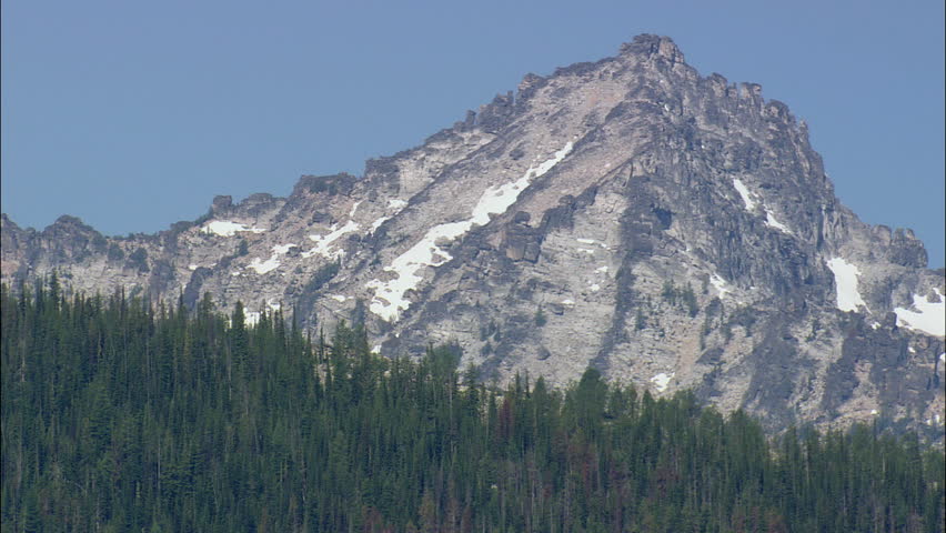 Climbing Into the Bitterroot Mountains Stock Footage Video (100% ...