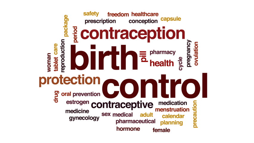 birth control animated word cloud text Stock Footage Video (100% ...