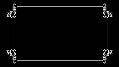 Old Silent Film Style Text Frame Stock Footage Video (100% Royalty-free ...