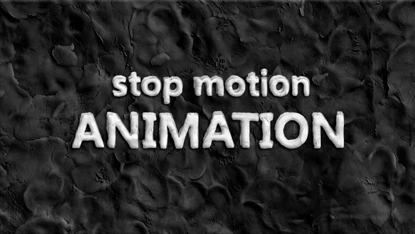 Stop Motion Animation Showing Words Stock Footage Video (100% Royalty ...