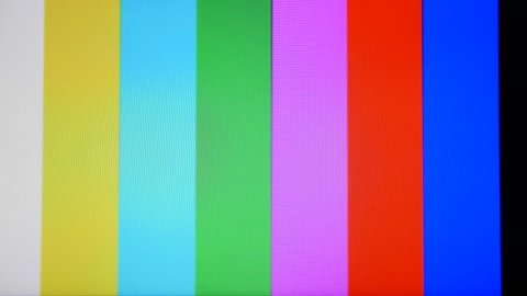 4k Color Bars Bad Signal Ntsc Stock Footage Video (100% Royalty-free ...