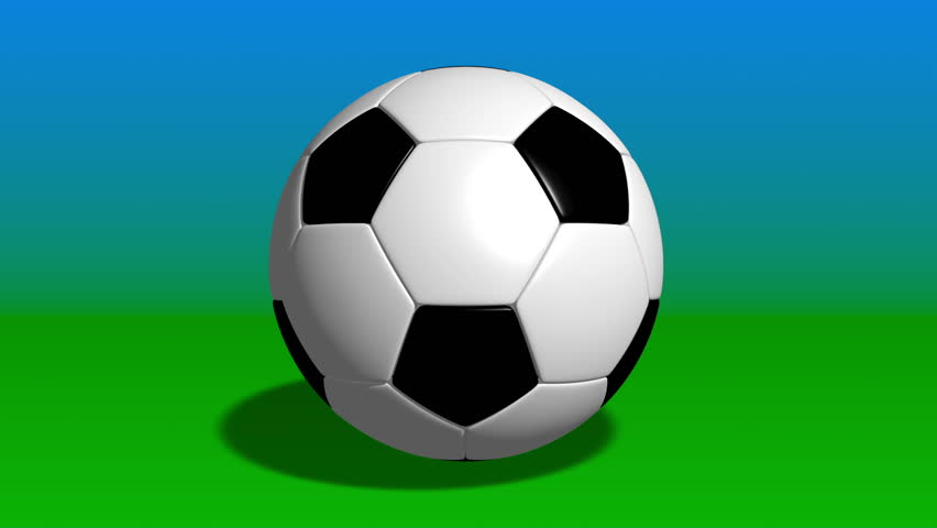 Football Spinning On Green and Stock Footage Video (100% Royalty-free ...