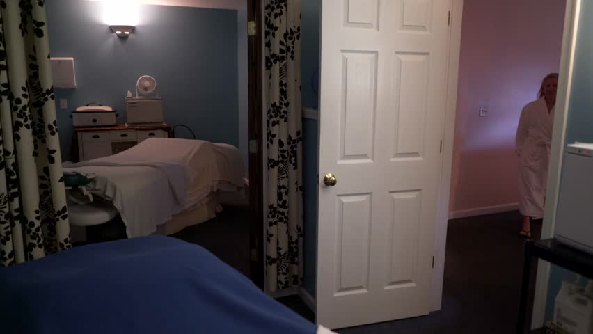 woman enters room greeted by her Stock Footage Video (100% Royalty-free ...