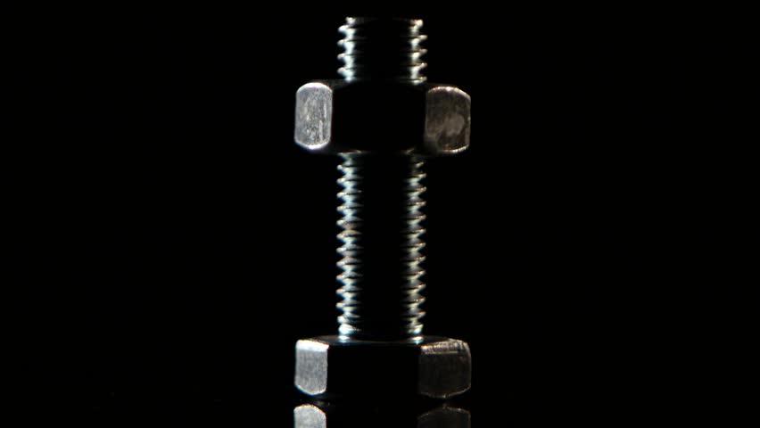 6 Nut wound on bolt Stock Video Footage - 4K and HD Video Clips ...