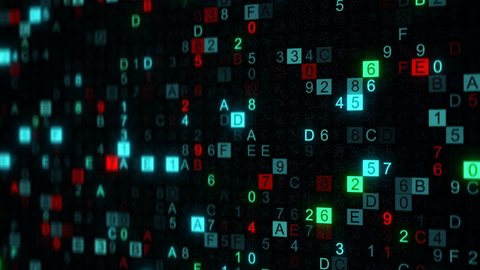 Digital Data Hex Code On Screen Stock Footage Video (100% Royalty-free) 29994982 | Shutterstock