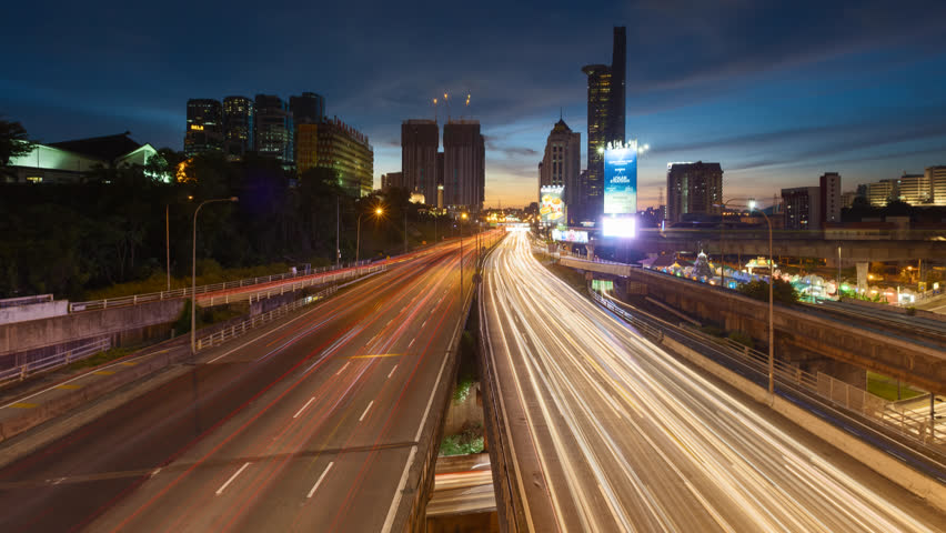 traffic time lapse day night - Stock Footage Video (100% Royalty-free ...