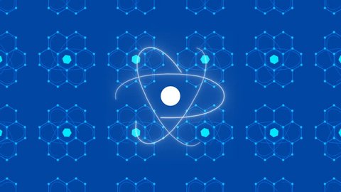 Atomic Structure Atom Smallest Level Matter Stock Footage Video (100% ...