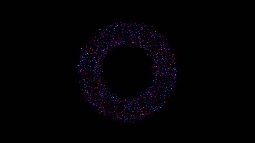 particle ring energy background seamless loop Stock Footage Video (100% ...