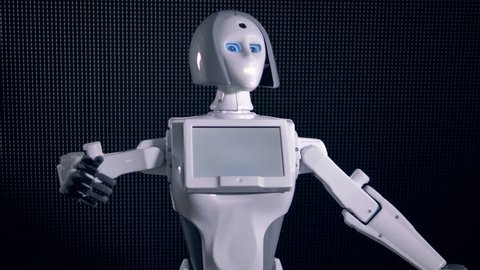 Bionic Girl Moving Her Arms 4k Stock Footage Video (100% Royalty-free ...