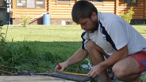 professional workers overalls working rock wool Stock Footage Video ...