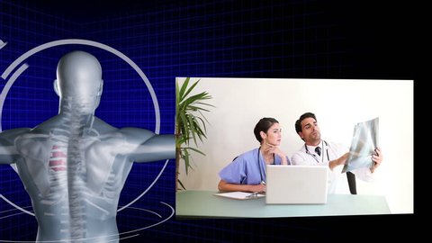 Animation Medical Team Working On Patients Stock Footage Video (100% ...