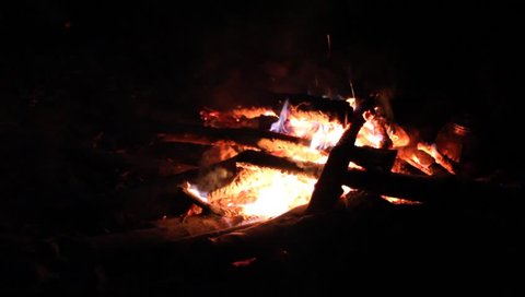 Seamless Loop Campfire Full Hd Stock Footage Video (100% Royalty-free ...
