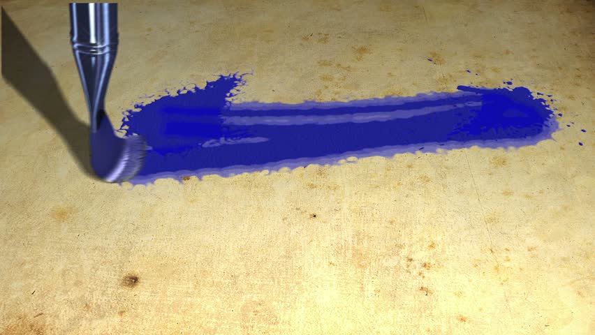 animated art paint brush video transition Stock Footage Video (100% ...