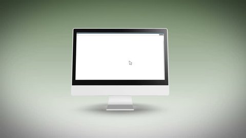 Animation Videos Classroom On Computer Screen Stock Footage Video (100% ...
