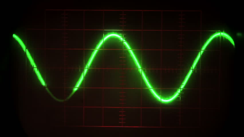 reading signal pulse on classic oscilloscope Stock Footage Video (100% ...
